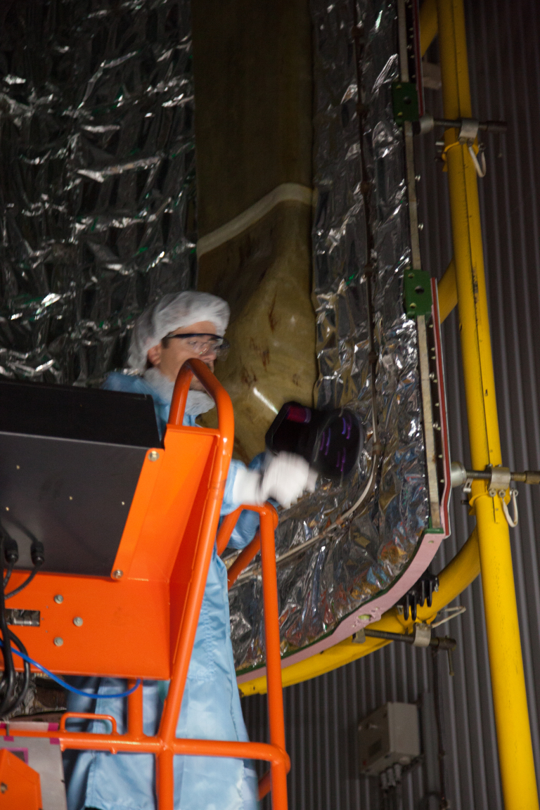 Satellite now on launch adapter – Earth observation launch campaigns