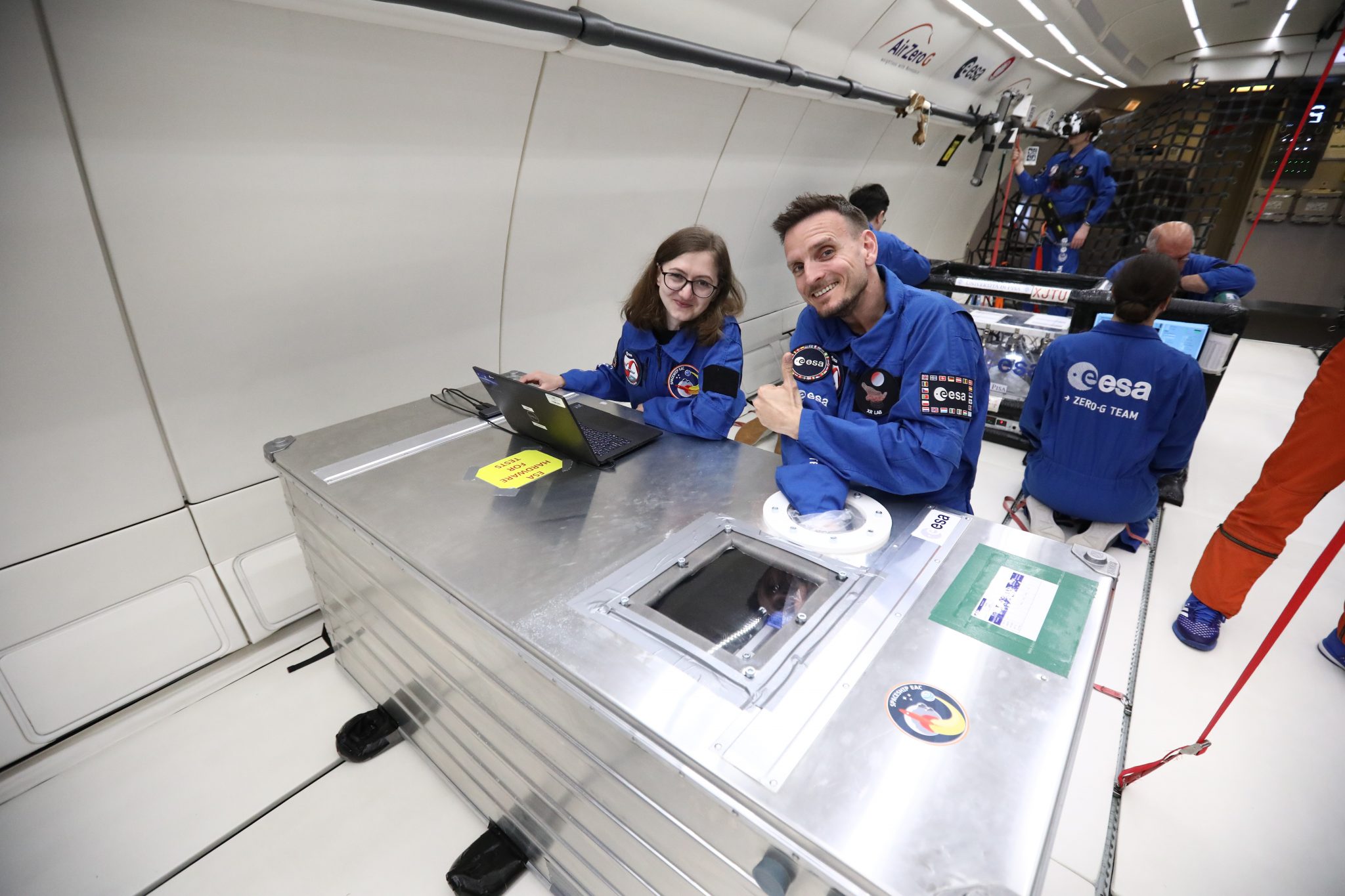 EAC experiments take off in hypogravity – ESA – Exploration