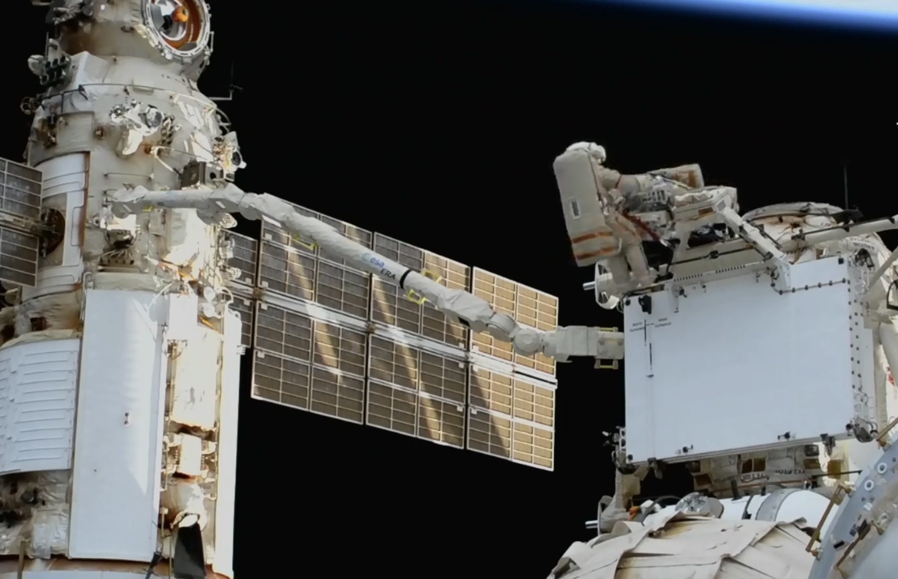 Europe’s robotic arm excels in first two years on Space Station – ESA ...
