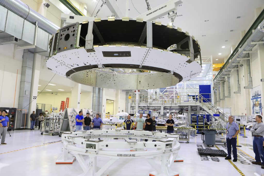 Orion’s European Service Module structural connection begins – Orion blog