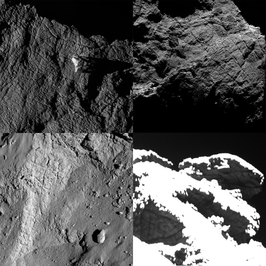 Do comet fractures drive surface evolution? – Rosetta – ESA's comet chaser