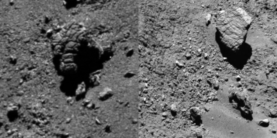 Do comet fractures drive surface evolution? – Rosetta – ESA's comet chaser