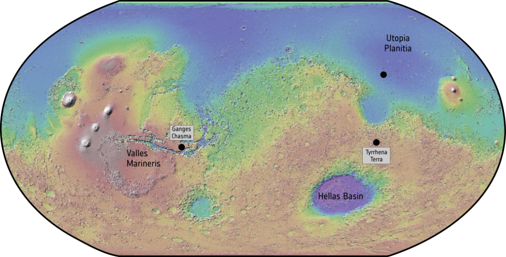 Craters on Mars – To Mars and back